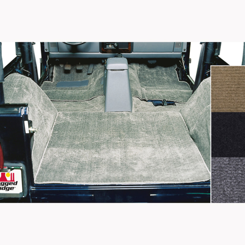 Rugged Ridge Deluxe Carpet Kit Honey 76-95 Jeep CJ / Jeep Wrangler Mod ...