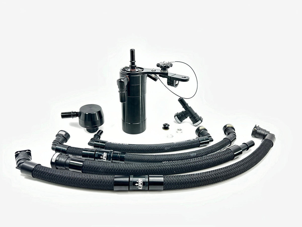 UPR 2024 Ranger 2.3L DV Catch Can w/CSS-Black – Blow-By Racing