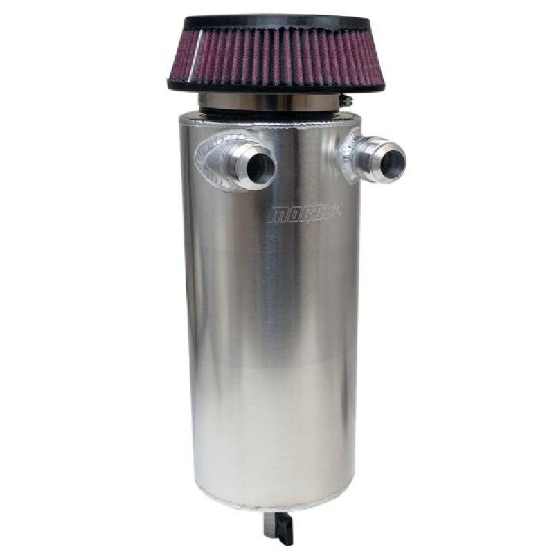 Moroso 6in Diameter Dual -16AN Inlet Aluminum Breather Tank Catch Can ...