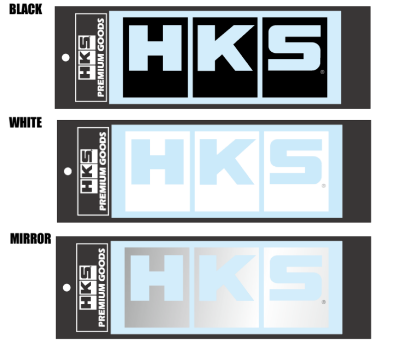 HKS LOGO Sticker W220 MIRROR – Blow-By Racing