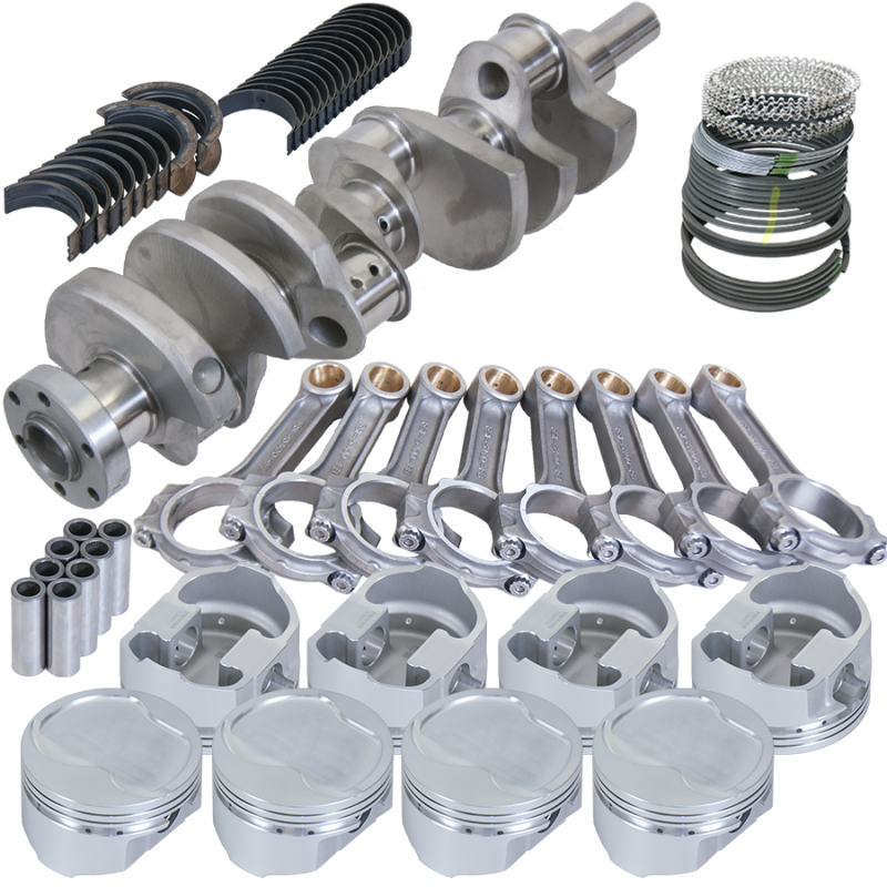 Eagle Ford 289/302 3.400in Crank 5.400in I-Beam Rods -12.5cc 4.030in P ...