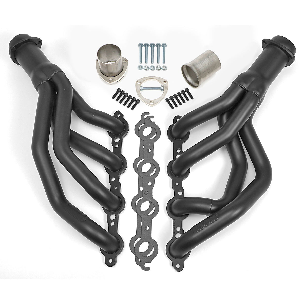 HEDMAN HEDDERS 67-69 CAMARO LS SWAP HEADERS; STAINLESS STEEL- BLACK MA ...