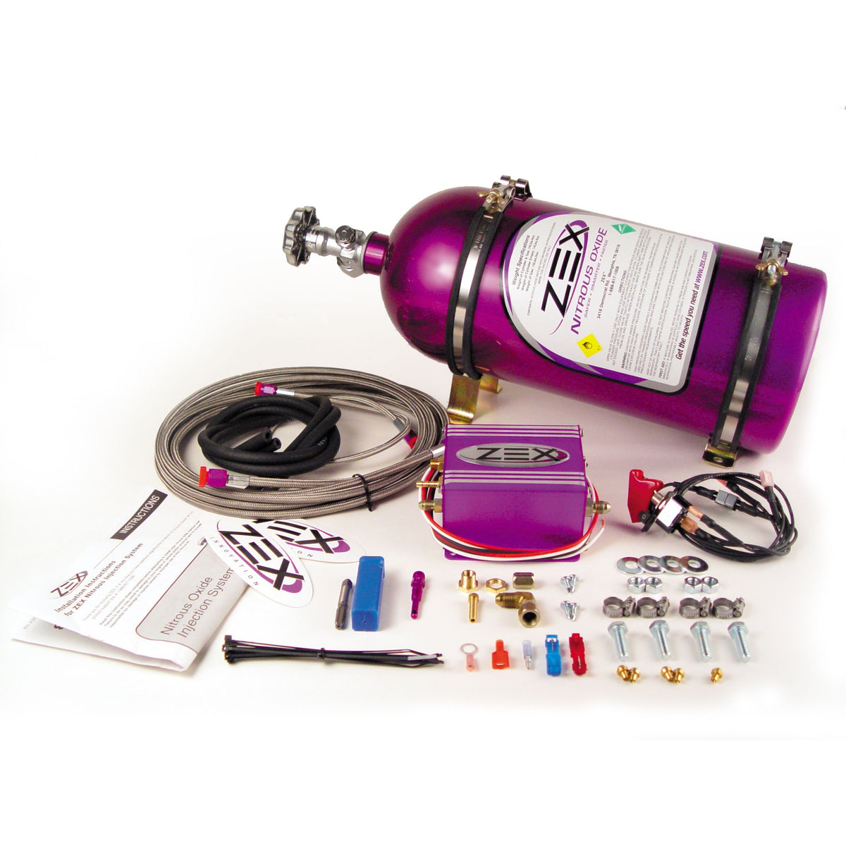 ZEX Dry Nitrous System with Purple Bottle - DXKN-82018 – Blow-By Racing